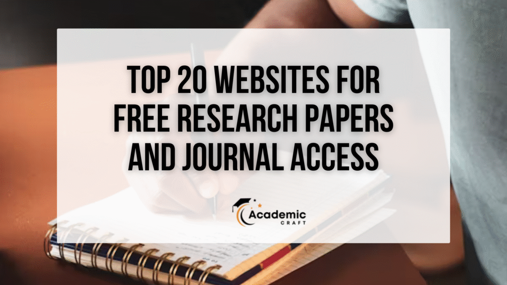 Top 20 Websites for Free Research Papers and Journal Access